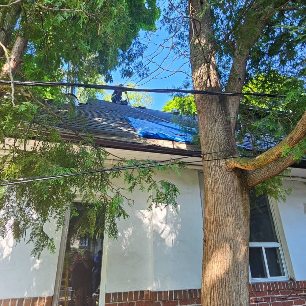 Home Demolition | Toronto Home High-Risk Chimney Removal | Almar Demolition
